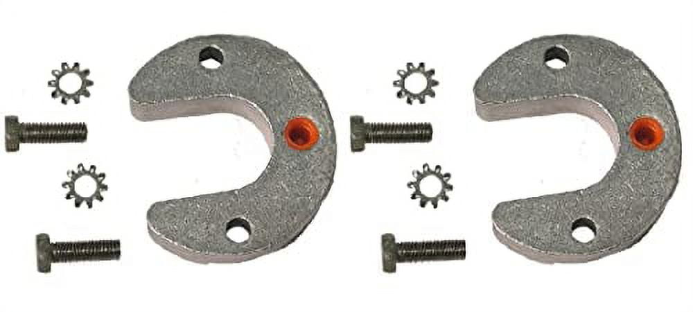 Complete Magnesium Trim Cylinder Anode Kit (2 pieces) with Hardware for ...