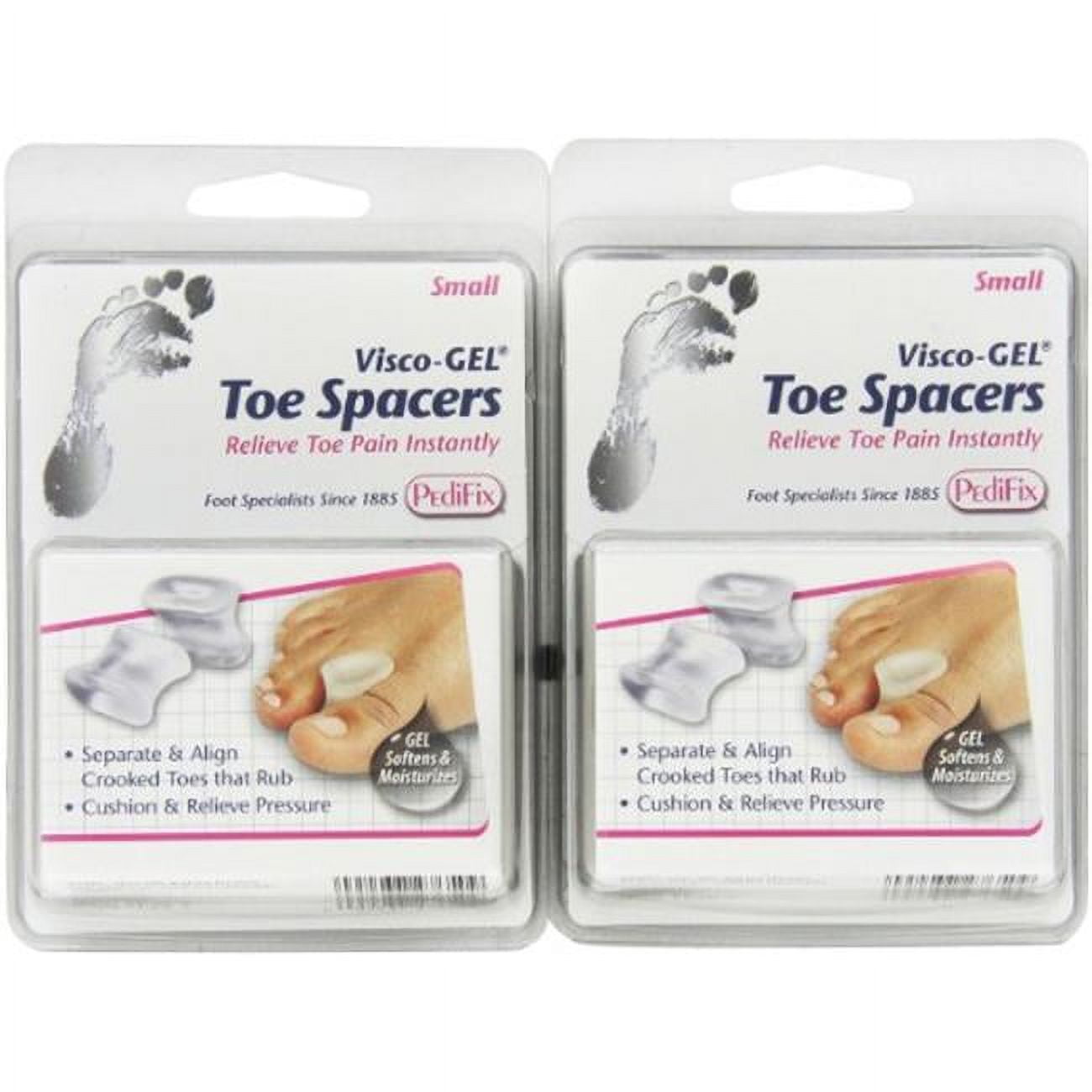 Complete Medical P26S Visco-Gel Stay-Put Toe Separators, Small ...