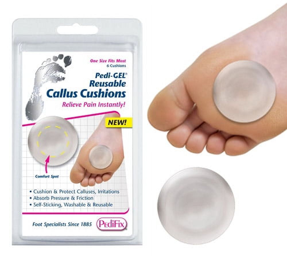 Pedifix Pedi-GEL Reusable Callus Cushions, 1 Package HSA/FSA Eligible ...