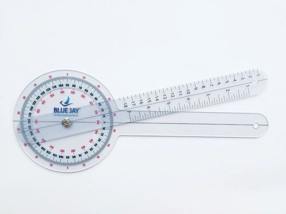 Take a Range Check 12" Plastic 360 degree Goniometer - Walmart.com