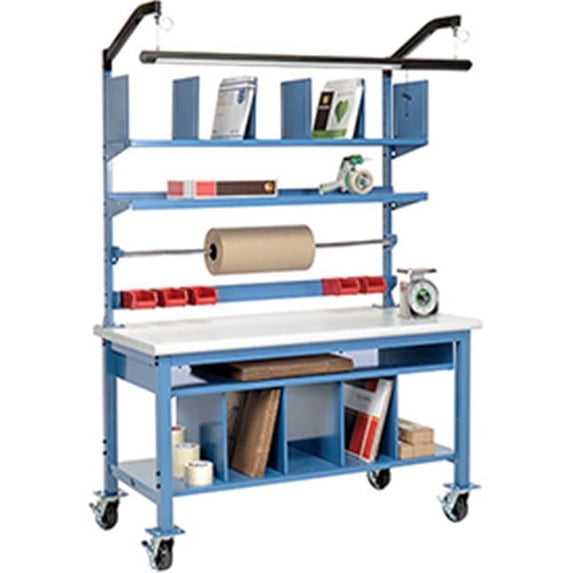 Complete Mobile Packaging Workbench Plastic Safety Edge - 72 x 30 in ...