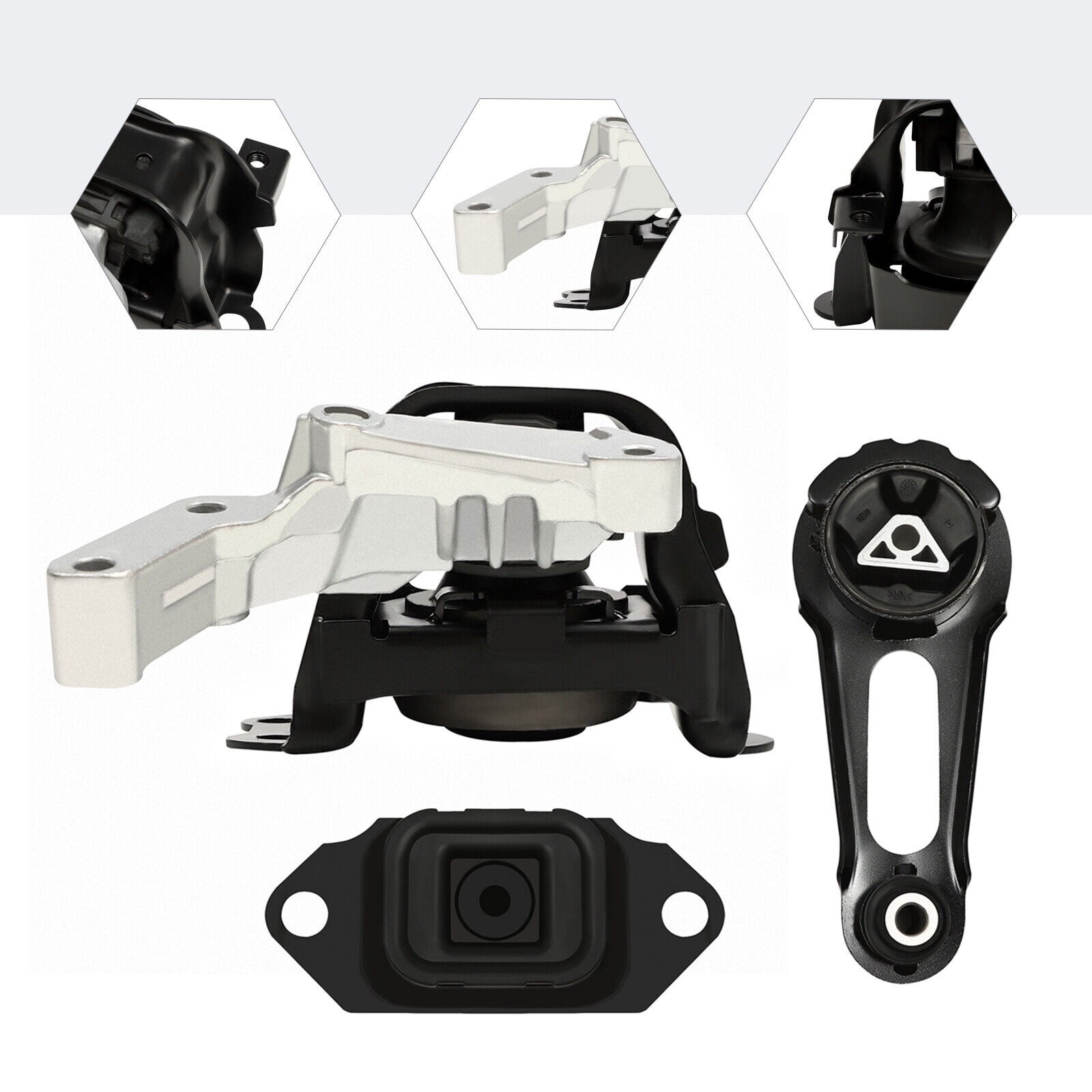 Complete Motor Mount Set - Direct Replacement for 2012-2017 Versa 1.6L ...