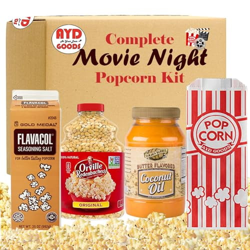 Complete Movie Theater Popcorn Kit, Orville Redenbacher's Gourmet ...