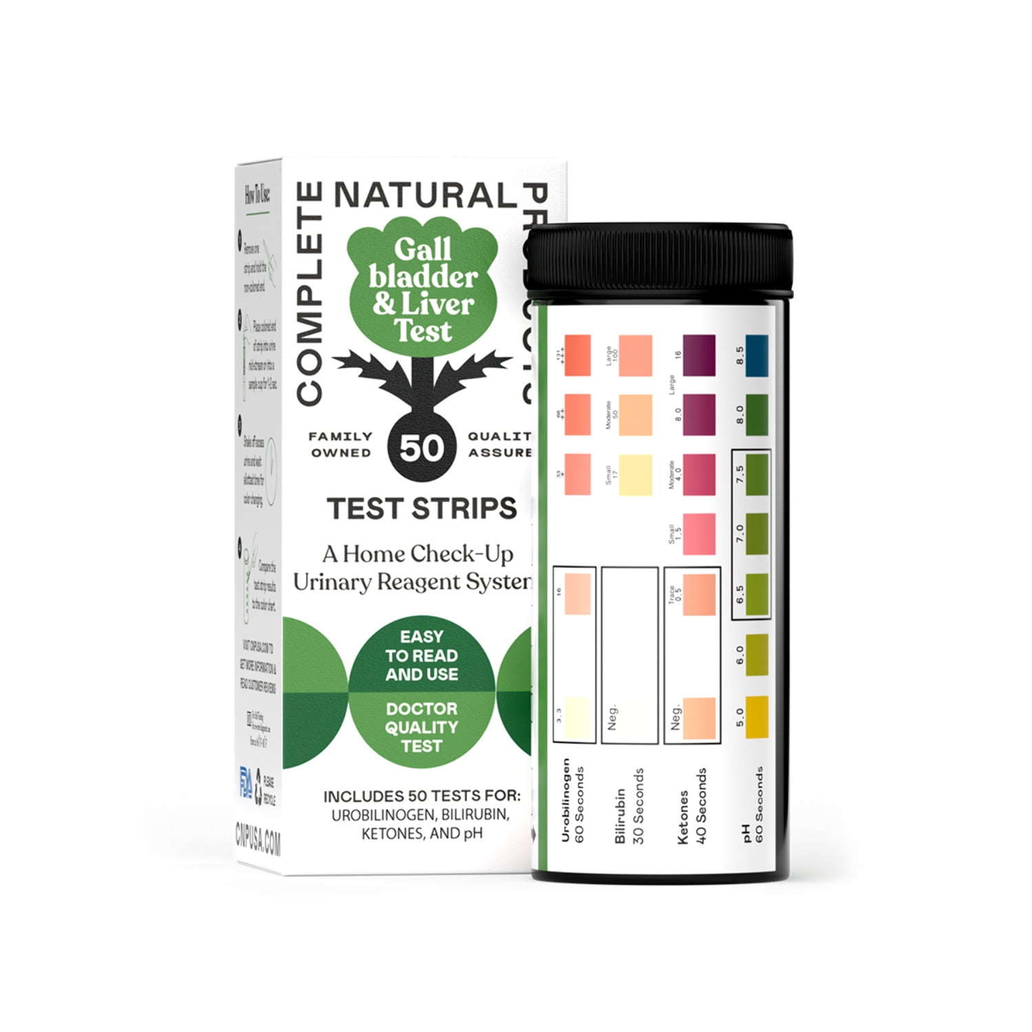 Complete Natural Products UTI Home Test Kit - Easy OTC Urinary Tract ...