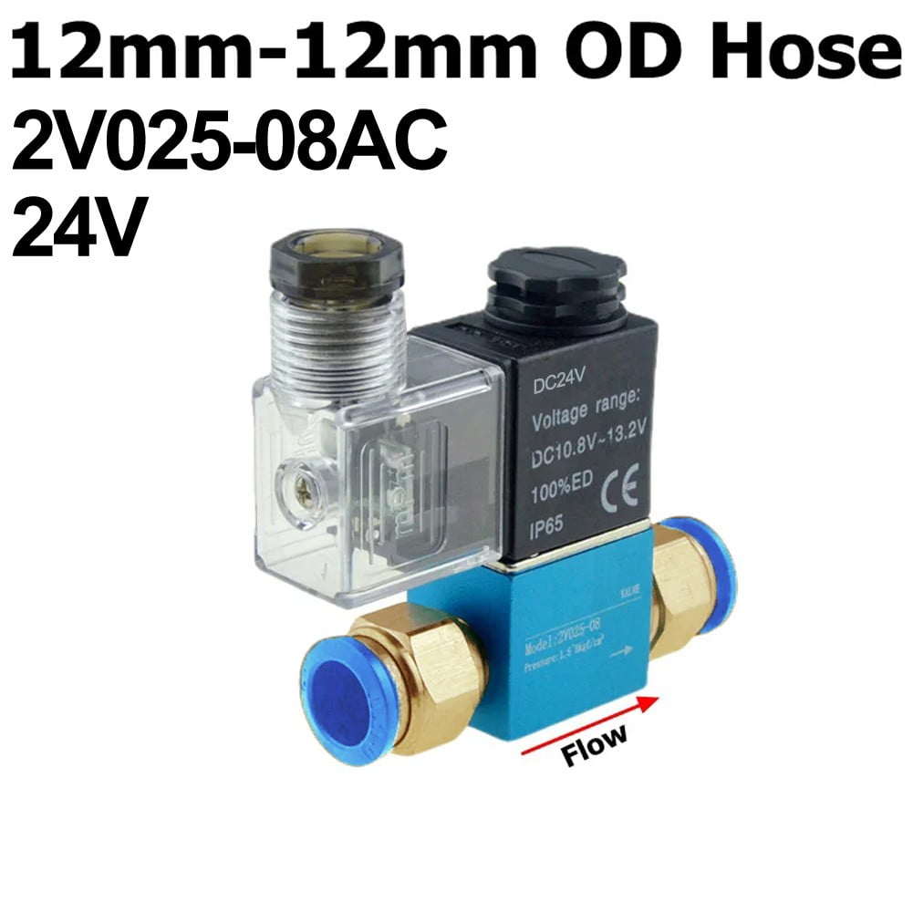 Complete Package 2V02508 Pneumatic Air Solenoid Valve With Quick ...