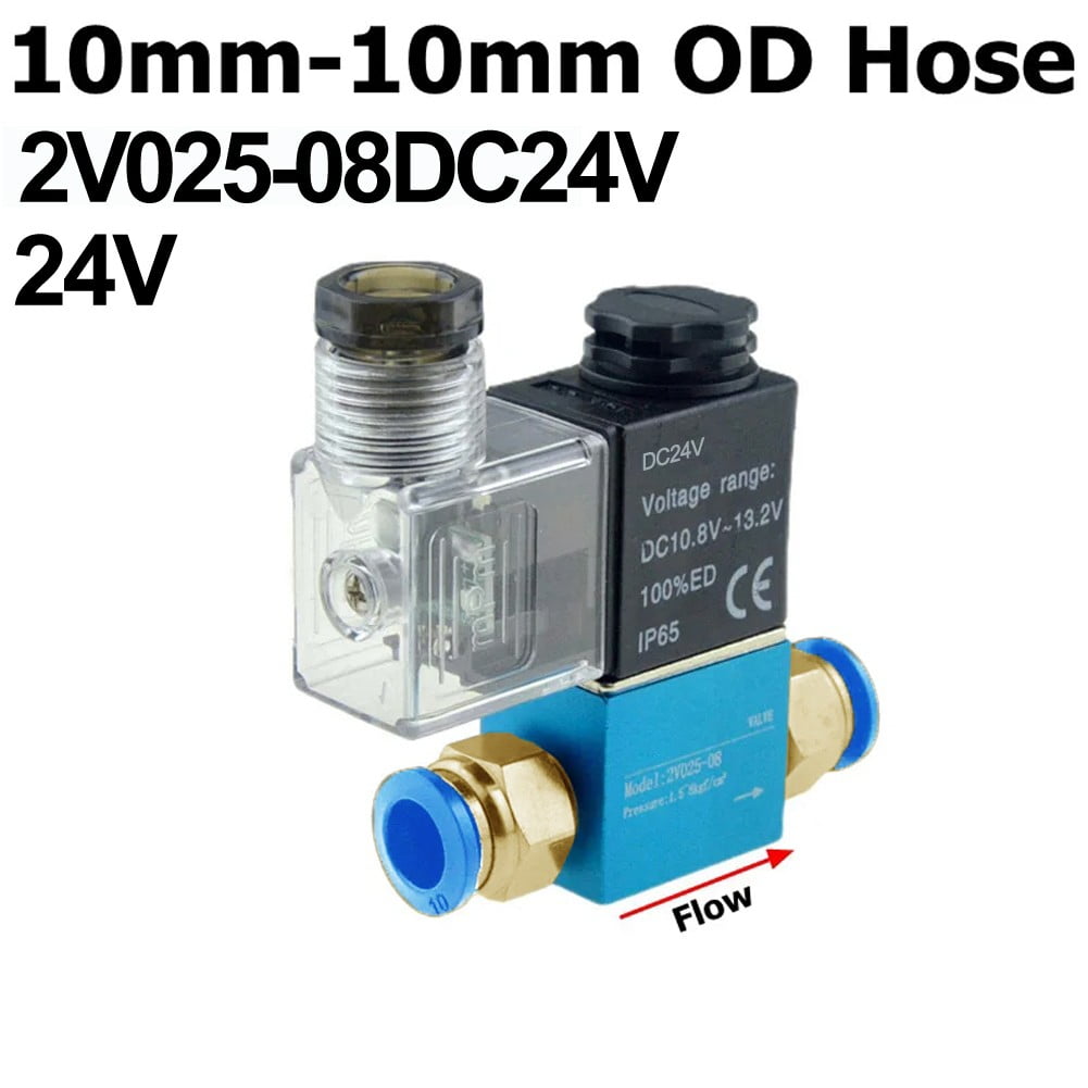 Complete Package 2V02508 Pneumatic Air Solenoid Valve with Quick ...