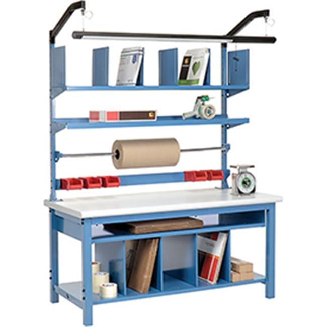 Complete Packaging Workbench Plastic Safety Edge - 72 x 30 in., Light ...