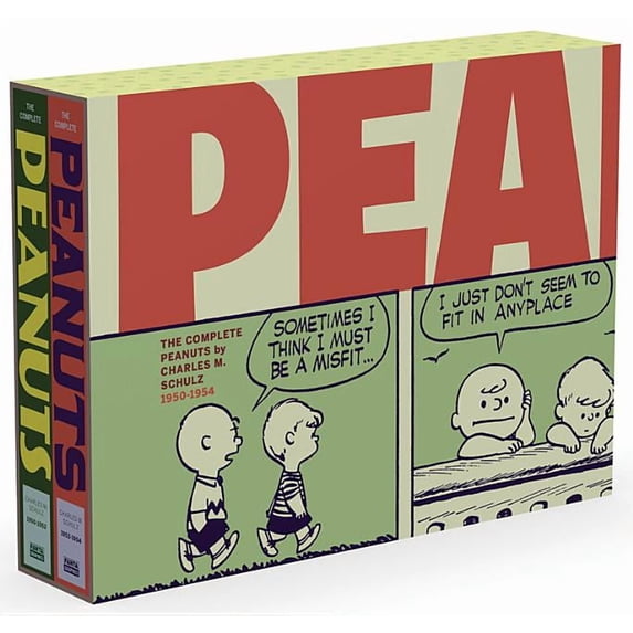 Complete Peanuts The Complete Peanuts 1950-1954: Vols. 1 & 2 Gift Box ...