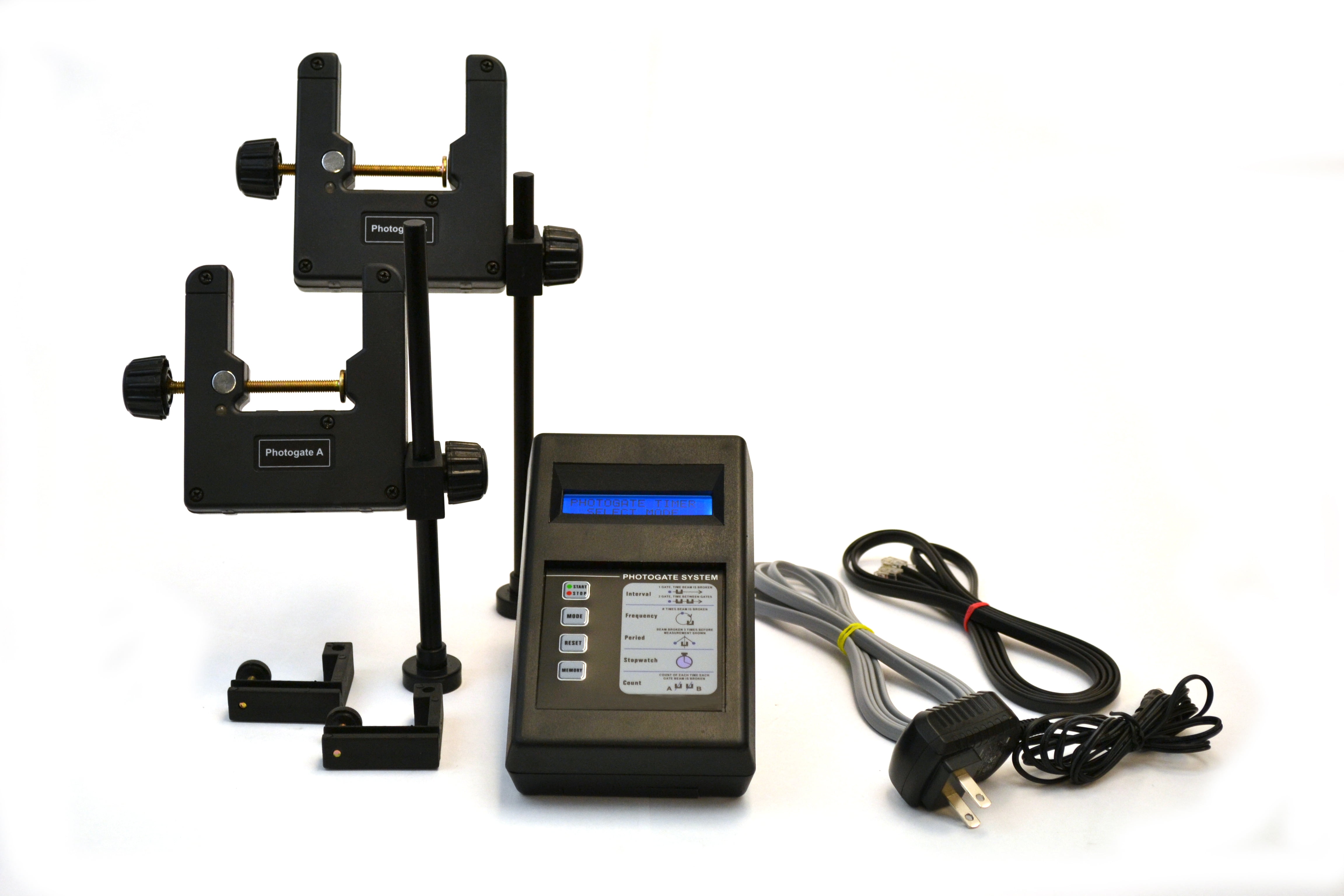 Complete Photogate System - 2 Gates, 4 Timer Modes - Precisely Time ...