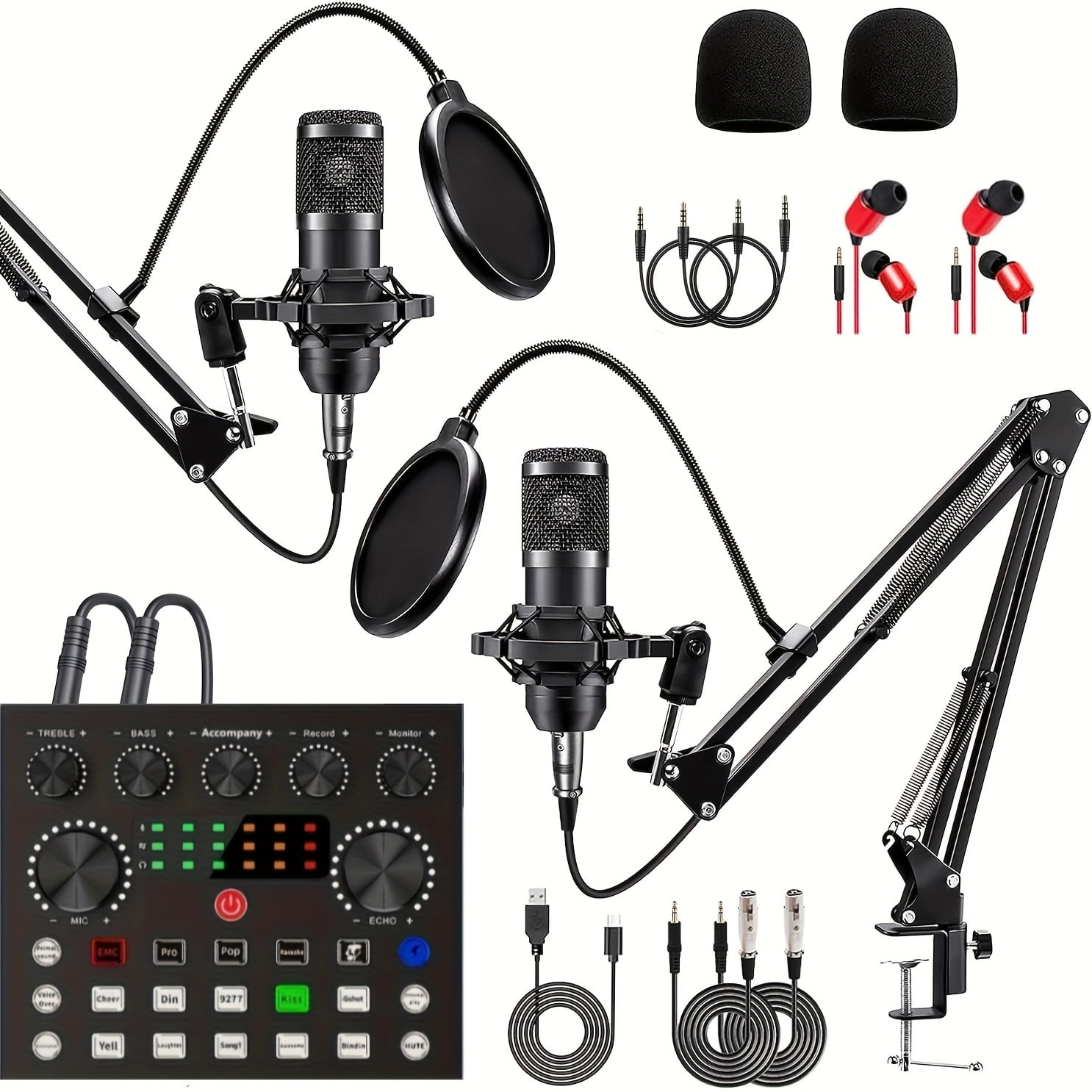 Complete Podcasting Kit Featuring a Wired Microphone, Including The ...