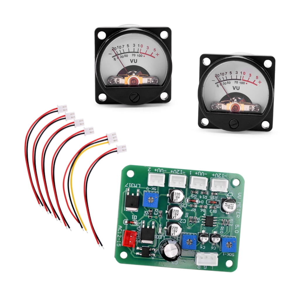 Complete Preamp Kit Including 2 VU Meter Panel & Front Driver Board Set ...