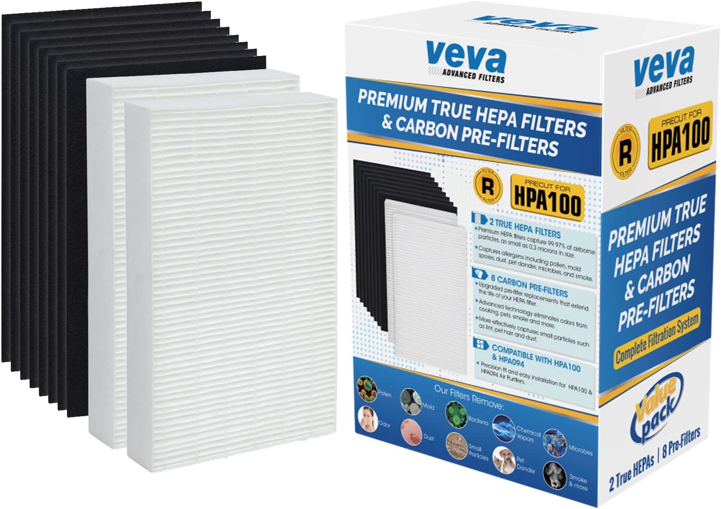 Lennox 92X08 HEPA-40/60 Replacement Foam Pre-Filter - Walmart.com