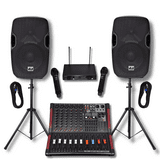 Complete Professional 2000 Watts Complete PA System 6 Ch Mixer 10 ...