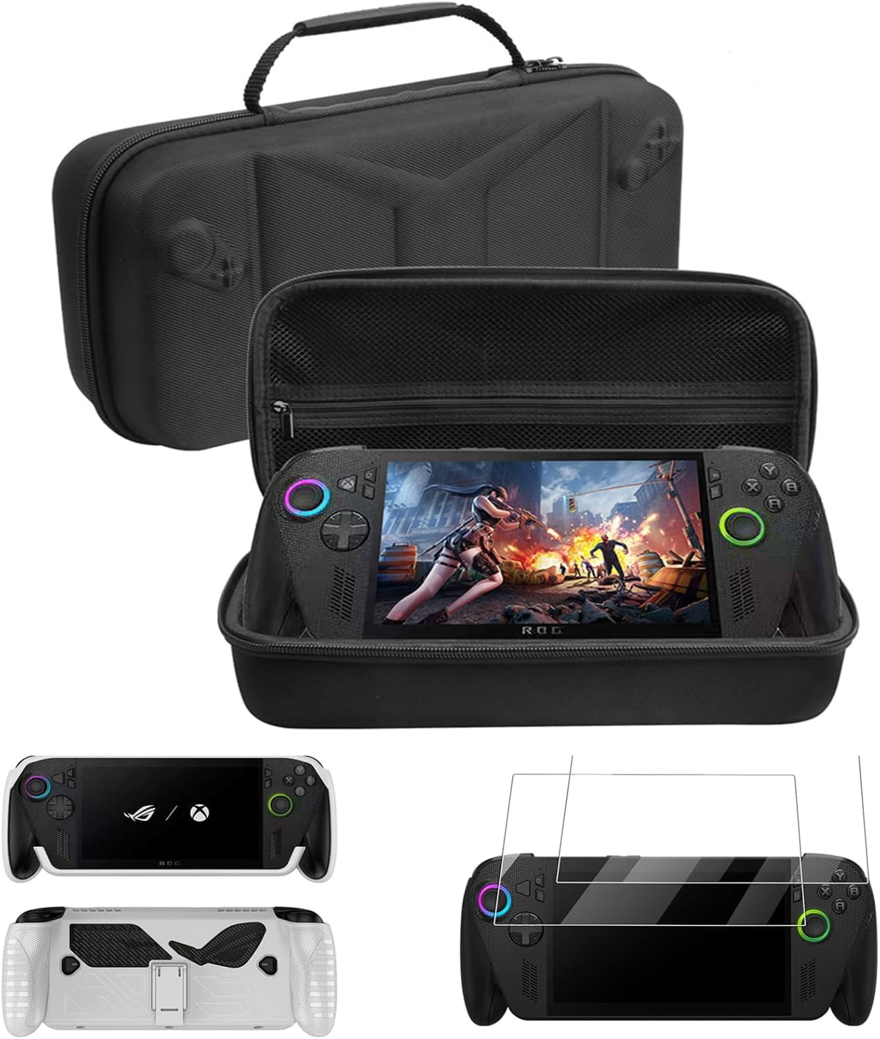 Complete Protection Kit for ROG Xbox Ally X 2025 - TPU Case with Stand ...