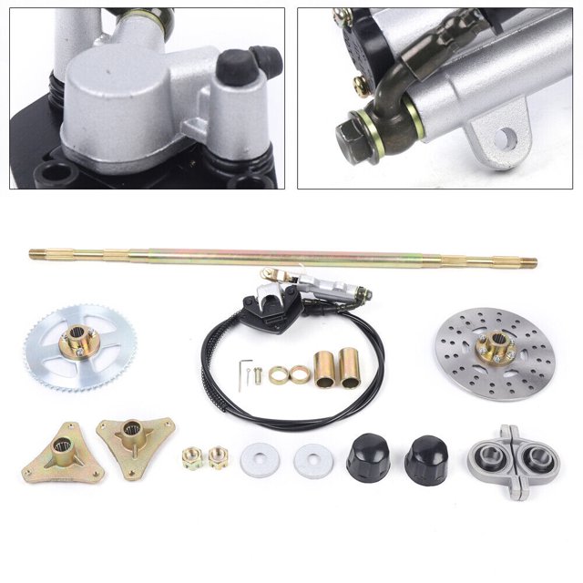 Complete Rear Axle Kit With Master Cylinder&Caliper For Quad ATV Buggy ...