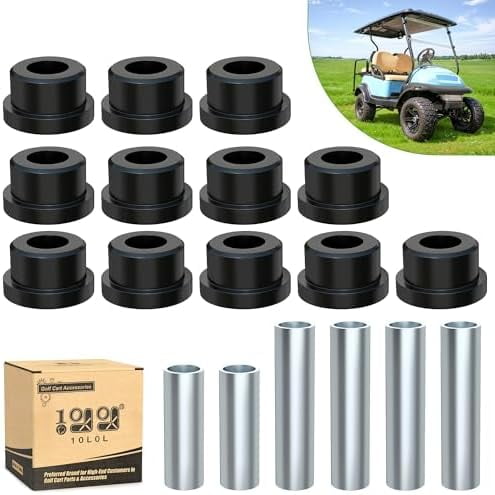 Complete Rear Leaf Springs & Shackles Bushing Sleeve kit for Club Car ...
