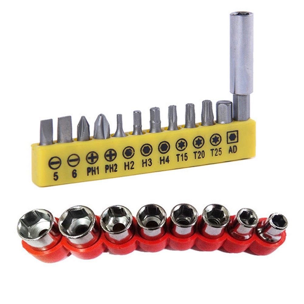 Complete Screwdriver Socket Combination Set for Drill Multiple Bit ...