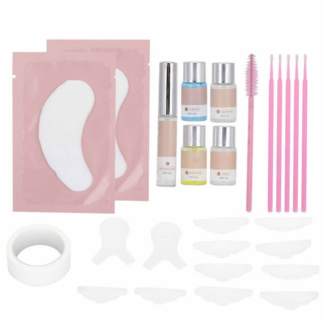 Complete Semi-Permanent Eyelash Perm Kit for Ultimate Curl & Volume ...