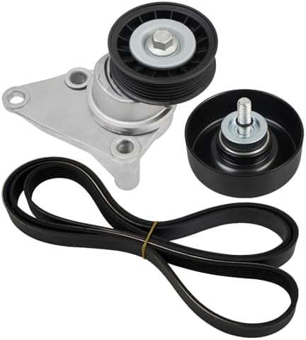 Complete Serpentine Belt Drive Kit Compatible with Chevy Silverado/GMC ...