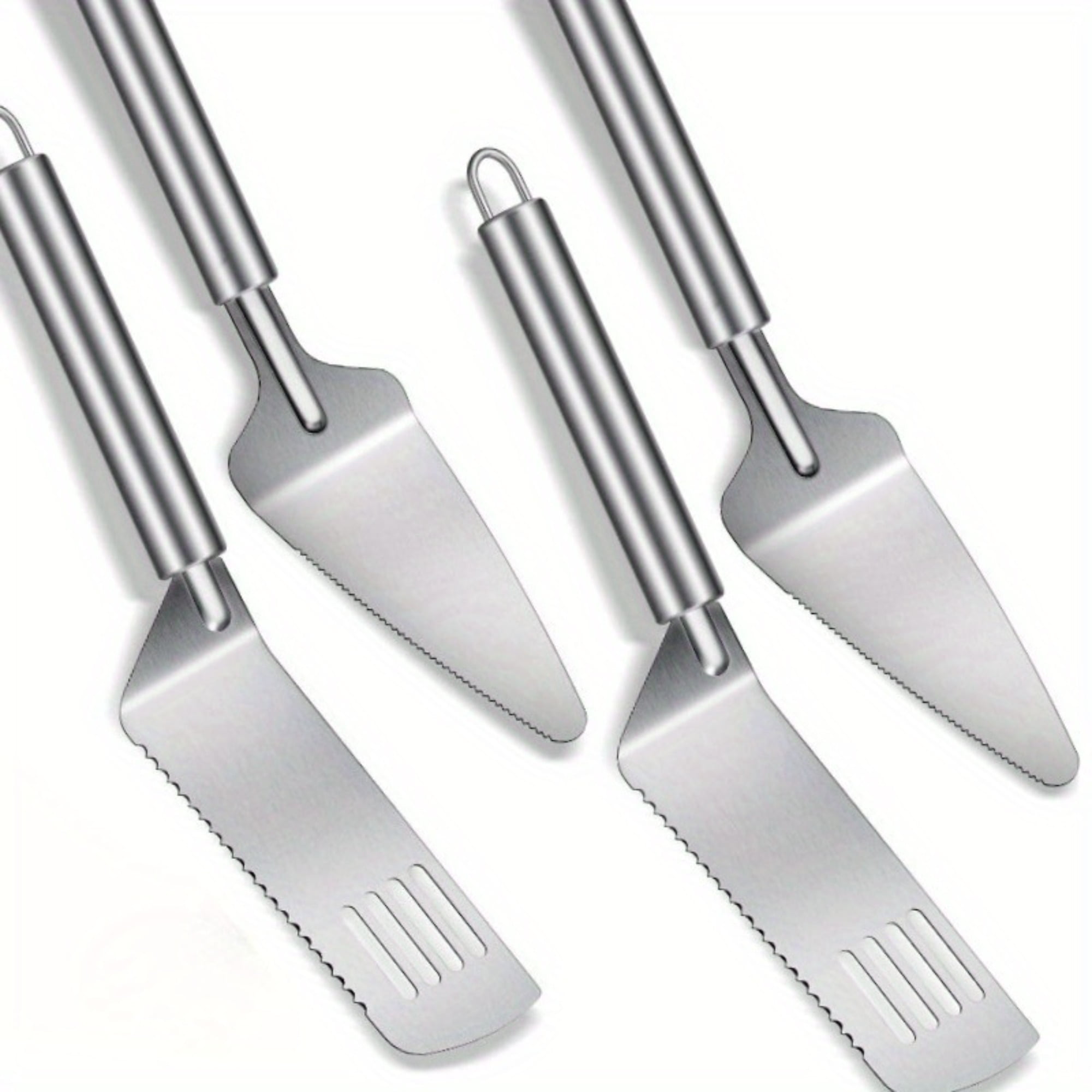 Complete Serving Utensil Set, 4-Piece Stainless Steel Pie & Cake ...