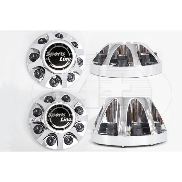 Complete Set (2 front + 2 rear) Chrome Plated ABS Hubcap for 2008-2010 ...