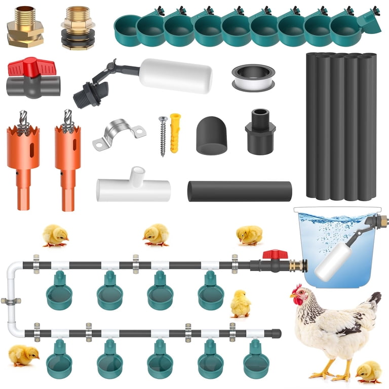 Chicken Waterer From Pvc