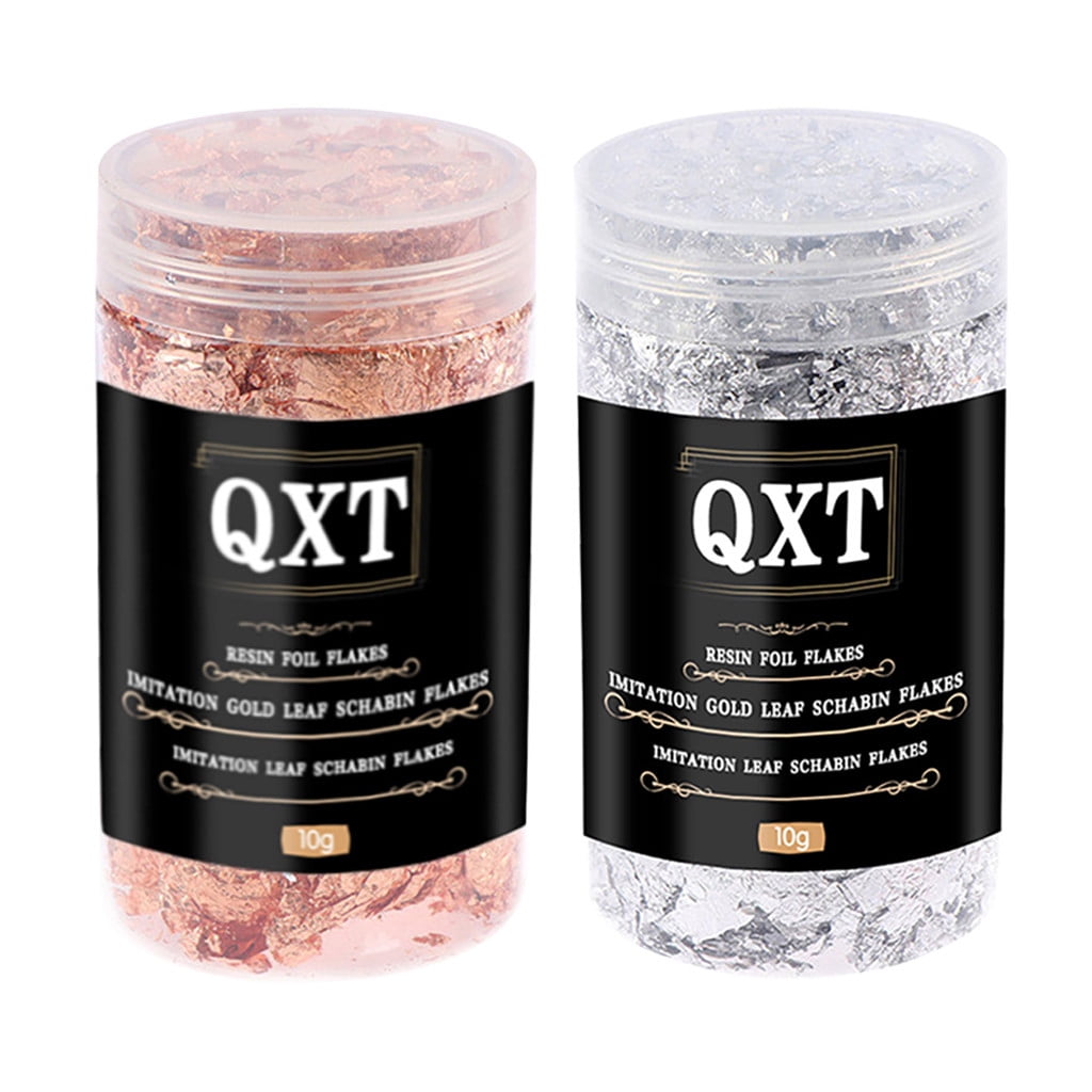 Complete Set Of Resin Easy To Pack Gold Flake Resin Metal Foil 10g ...