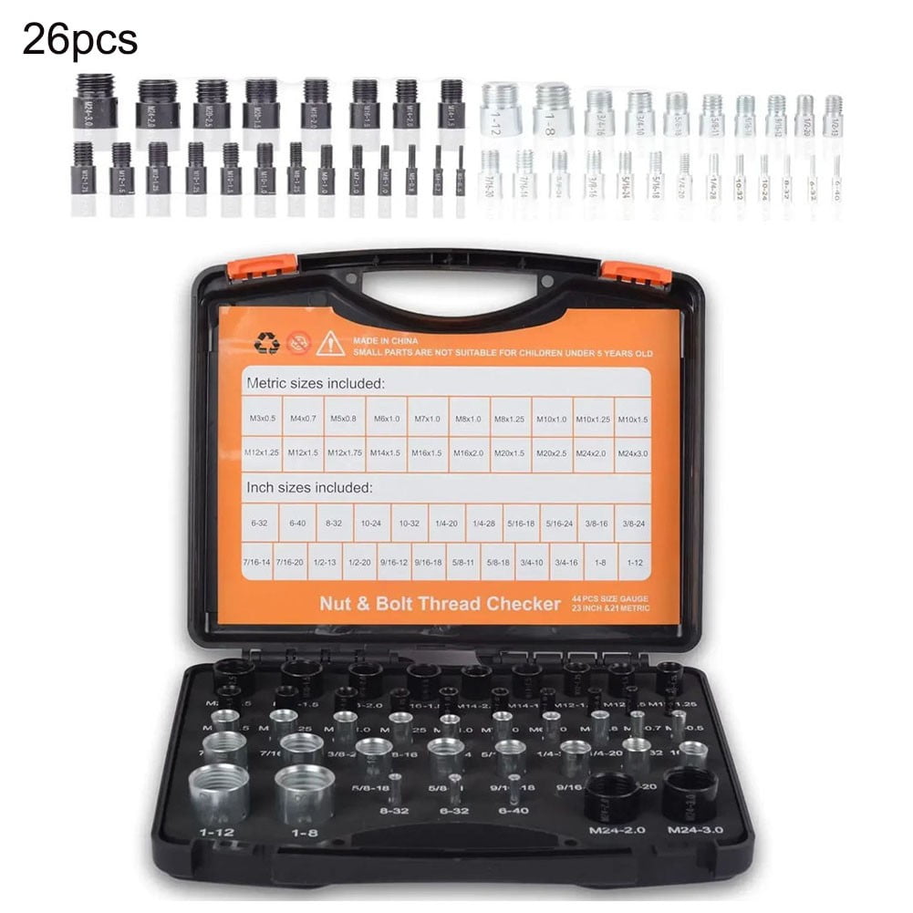 Complete Set of 2644pcs Nut and Bolt Threads for Quick Sizing Solutions ...