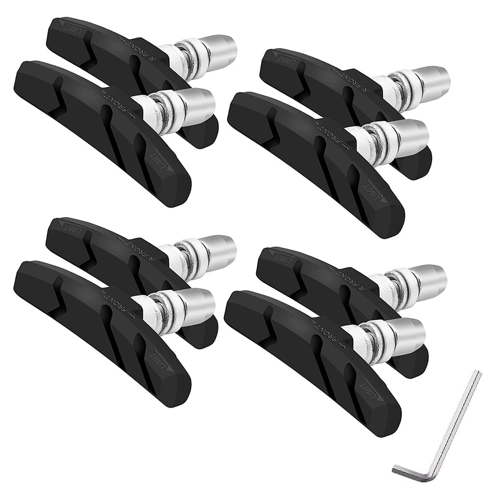 Complete Set of Brake Pads - 4 Pairs for Road and Mountain Bikes, 70mm ...