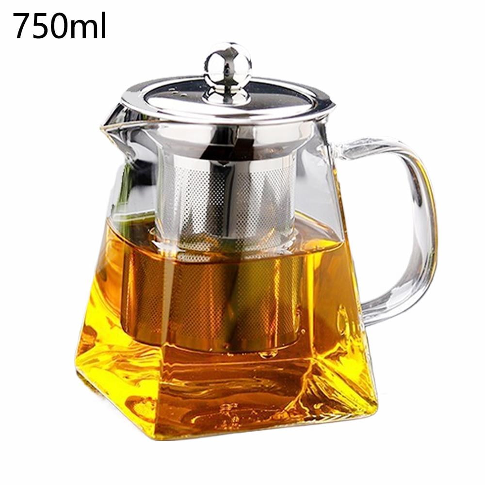 Complete Set of Glass Teapot, High Borosilicate Fair Pot, Stainless ...