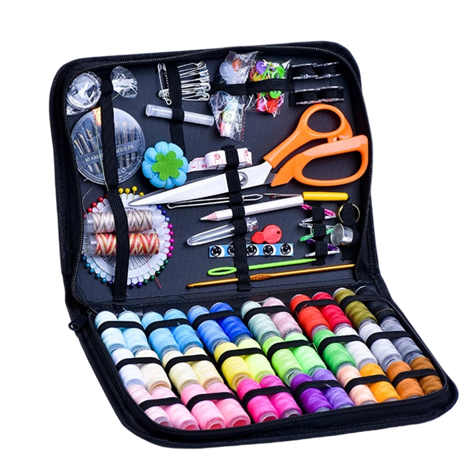 Complete Sewing Kit for Adults with 30 Needles Tailor Scissors Yarn ...