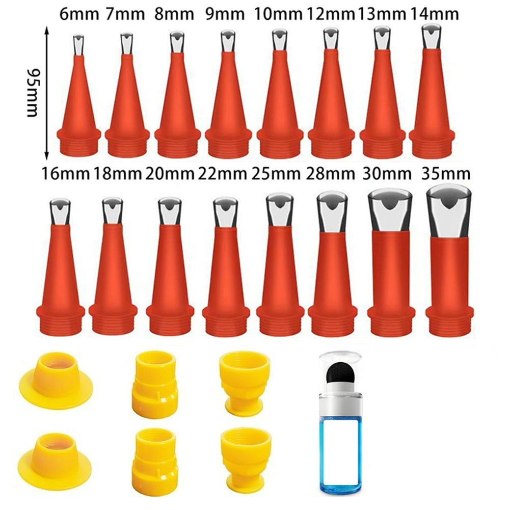 Complete Silicone Sealant Tool Kit with 16 Precision Stainless Steel ...