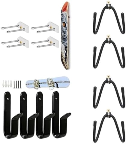Complete Skateboard & Snowboard Wall Mount Display Kit - Flexible ...