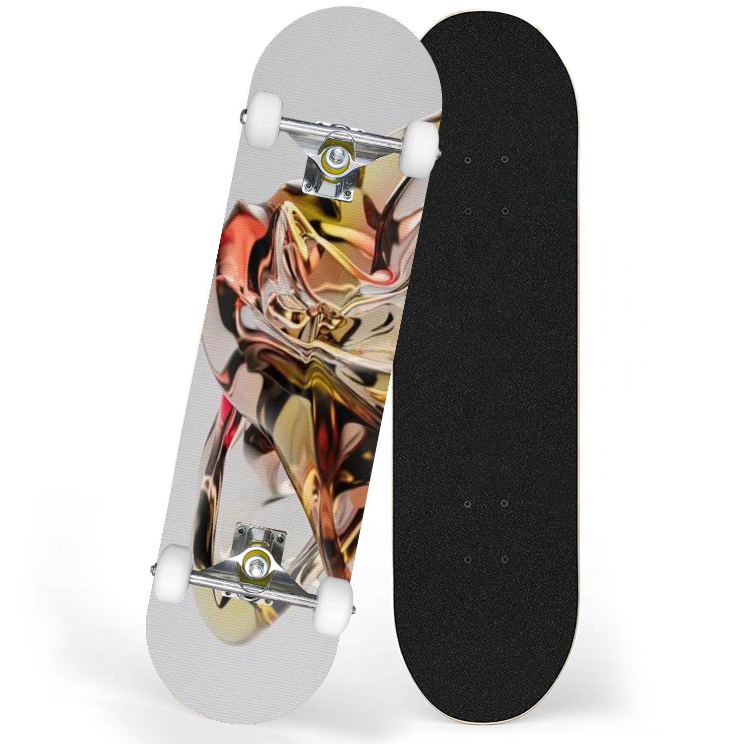 Complete Skateboards for Beginners,7 Layer Canadian Maple Double Kick ...