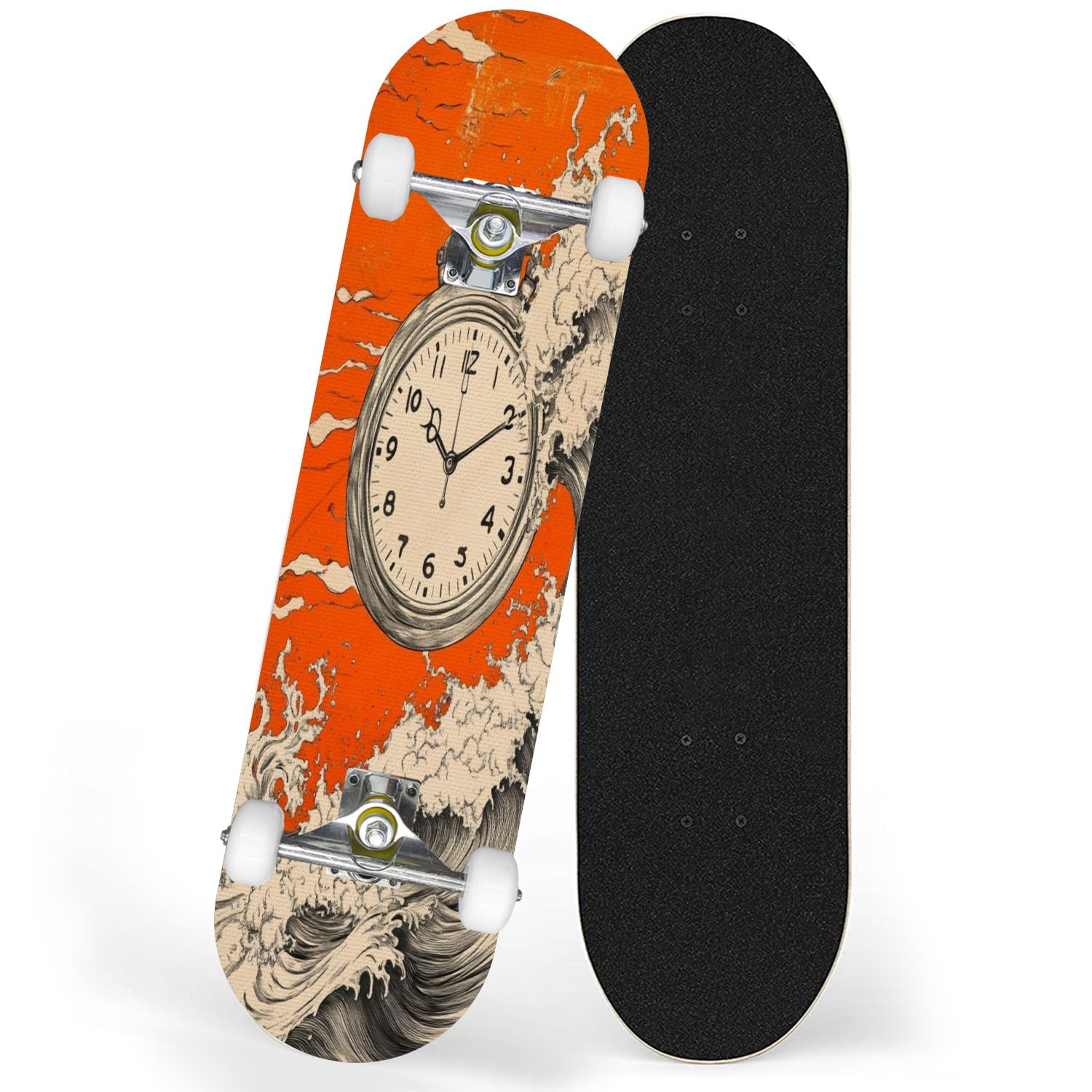 Complete Skateboards for Beginners,7 Layer Canadian Maple Double Kick ...
