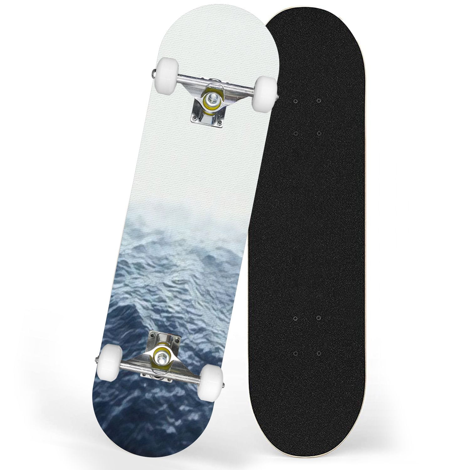 Complete Skateboards for Beginners,7 Layer Canadian Maple Double Kick ...