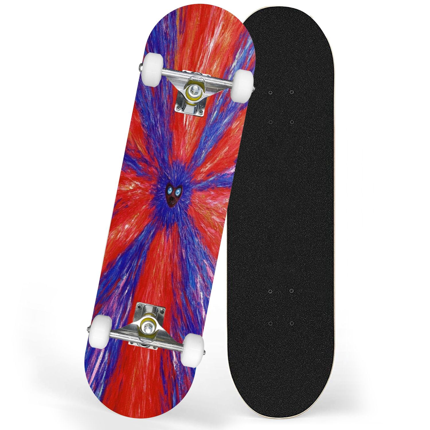 Complete Skateboards for Beginners,7 Layer Canadian Maple Double Kick ...