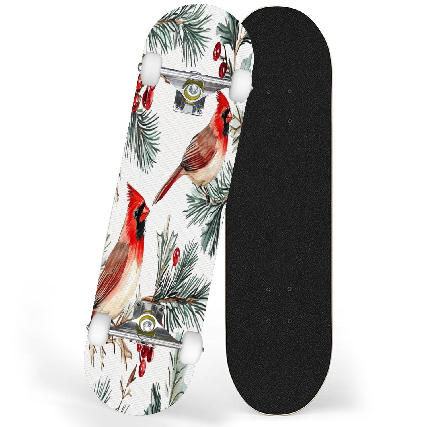 Complete Skateboards for Beginners,7 Layer Canadian Maple Double Kick ...