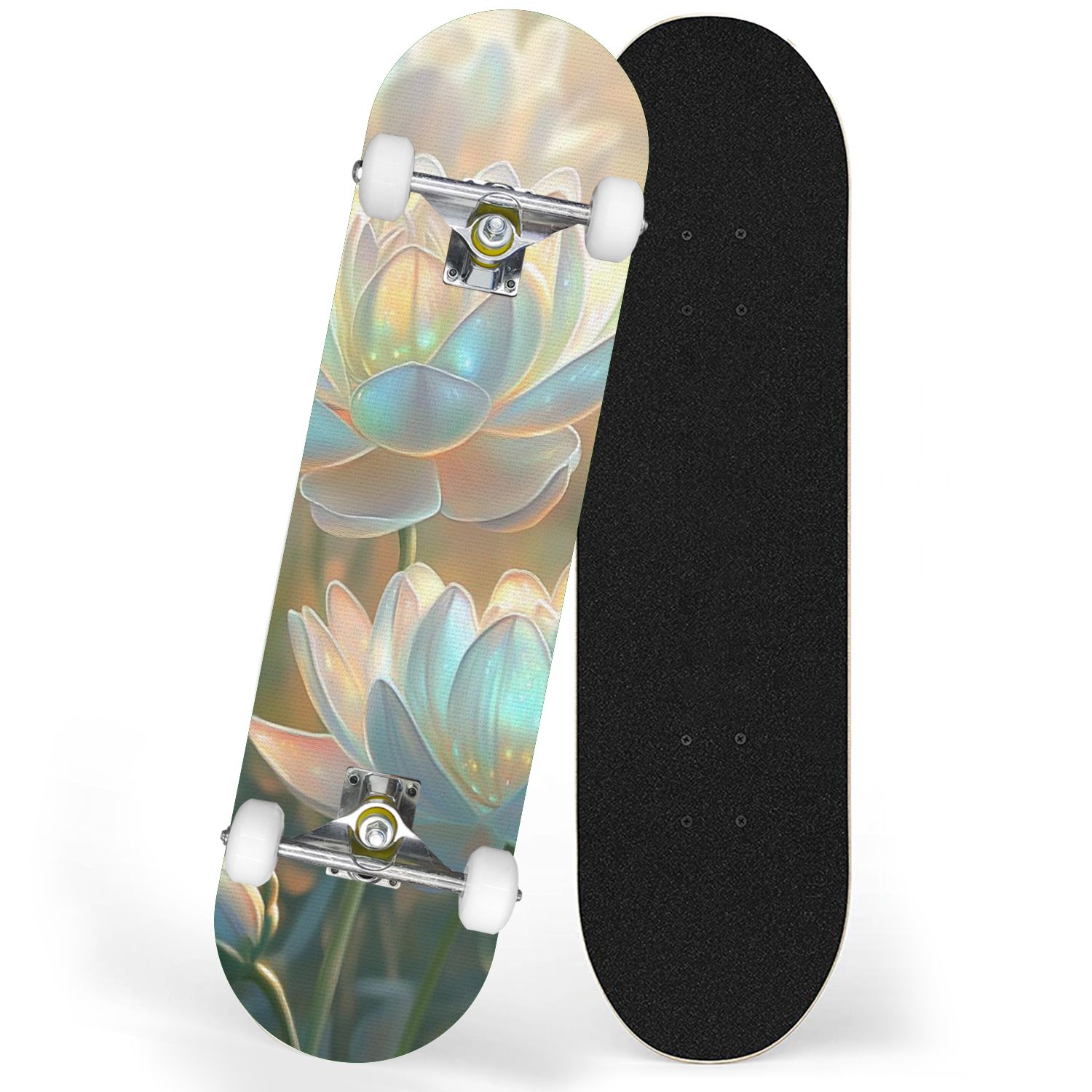 Complete Skateboards for Beginners,7 Layer Canadian Maple Double Kick ...