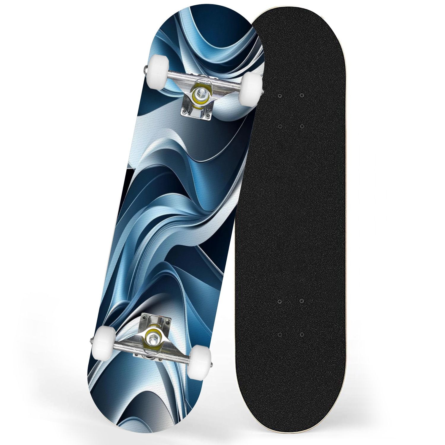 Complete Skateboards for Beginners,7 Layer Canadian Maple Double Kick ...