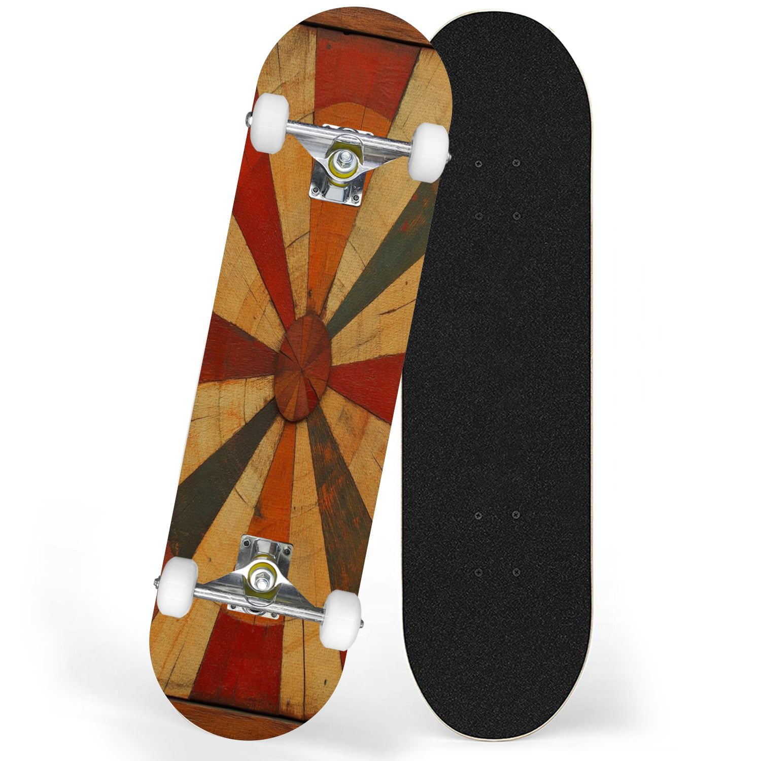 Complete Skateboards for Beginners,7 Layer Canadian Maple Double Kick ...
