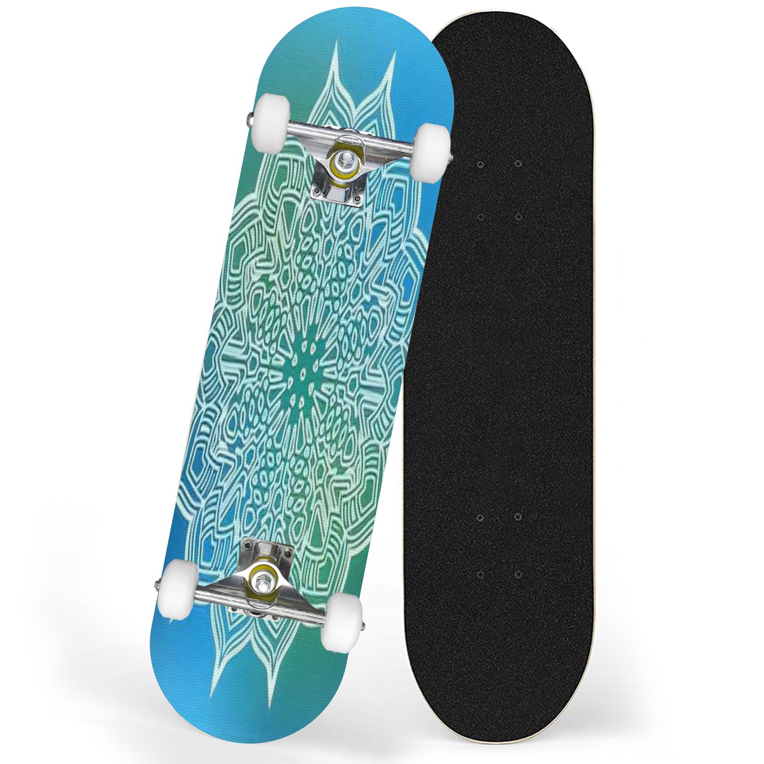 Complete Skateboards for Beginners,7 Layer Canadian Maple Double Kick ...