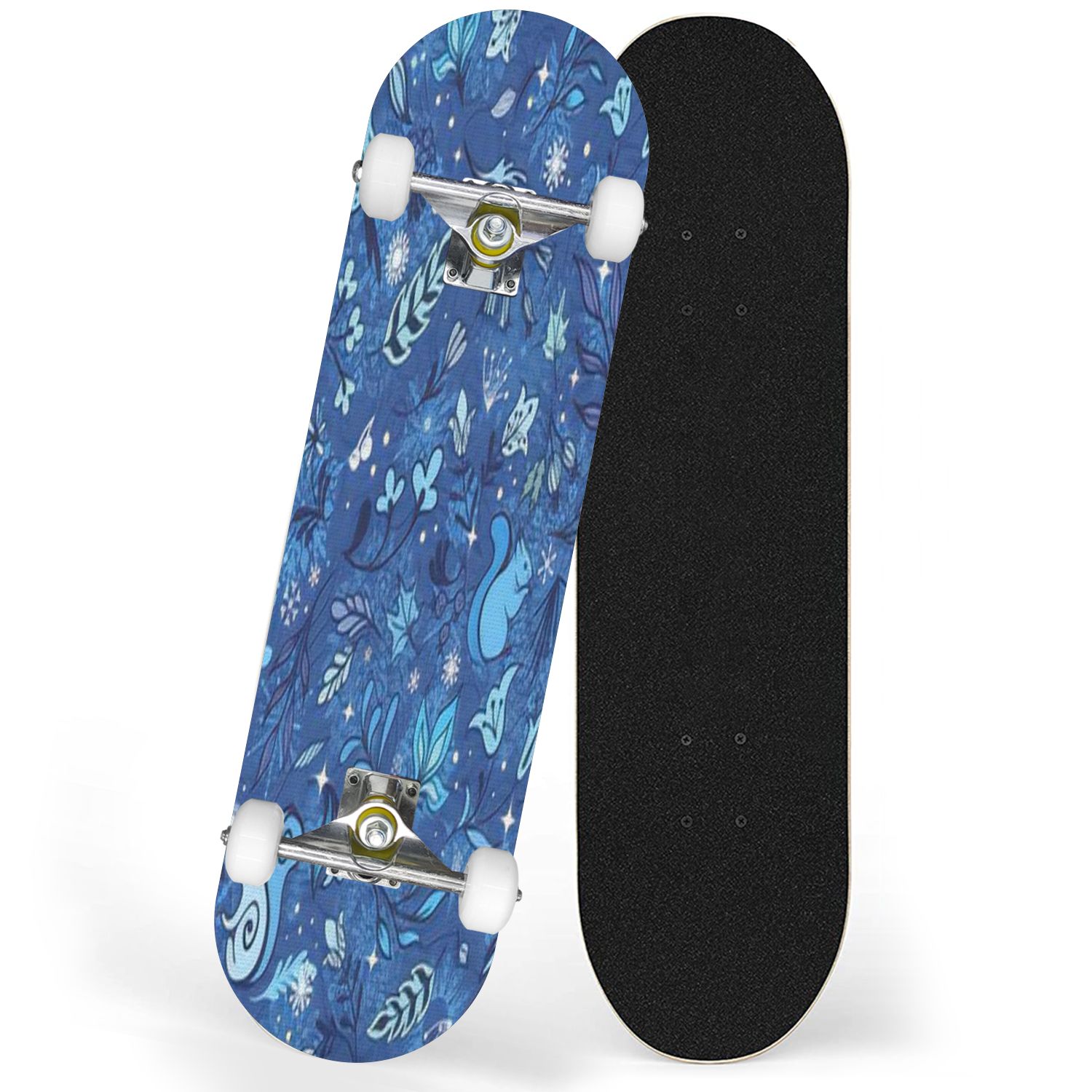 Complete Skateboards For Beginners,7 Layer Canadian Maple Double Kick ...