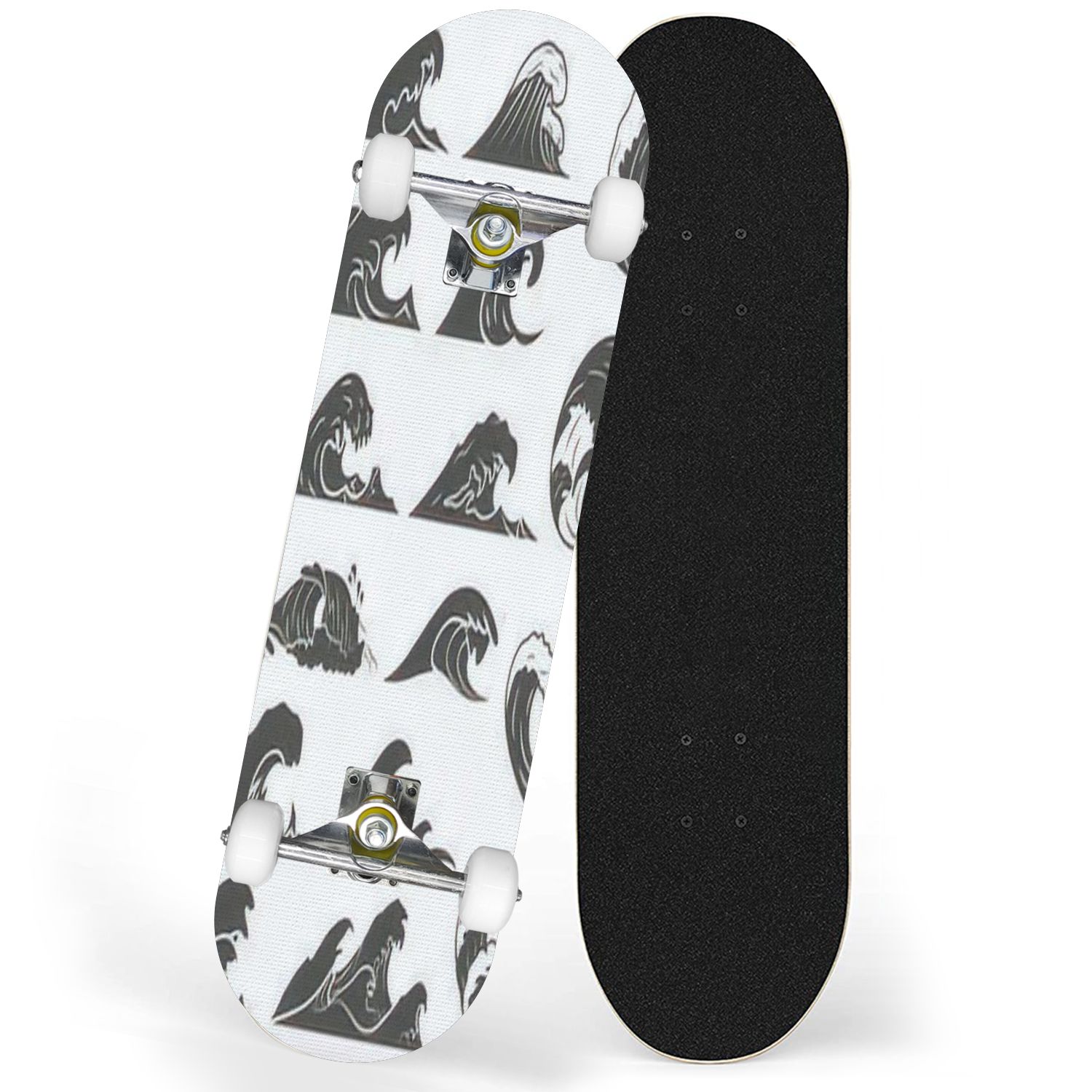 Complete Skateboards for Beginners,7 Layer Canadian Maple Double Kick ...