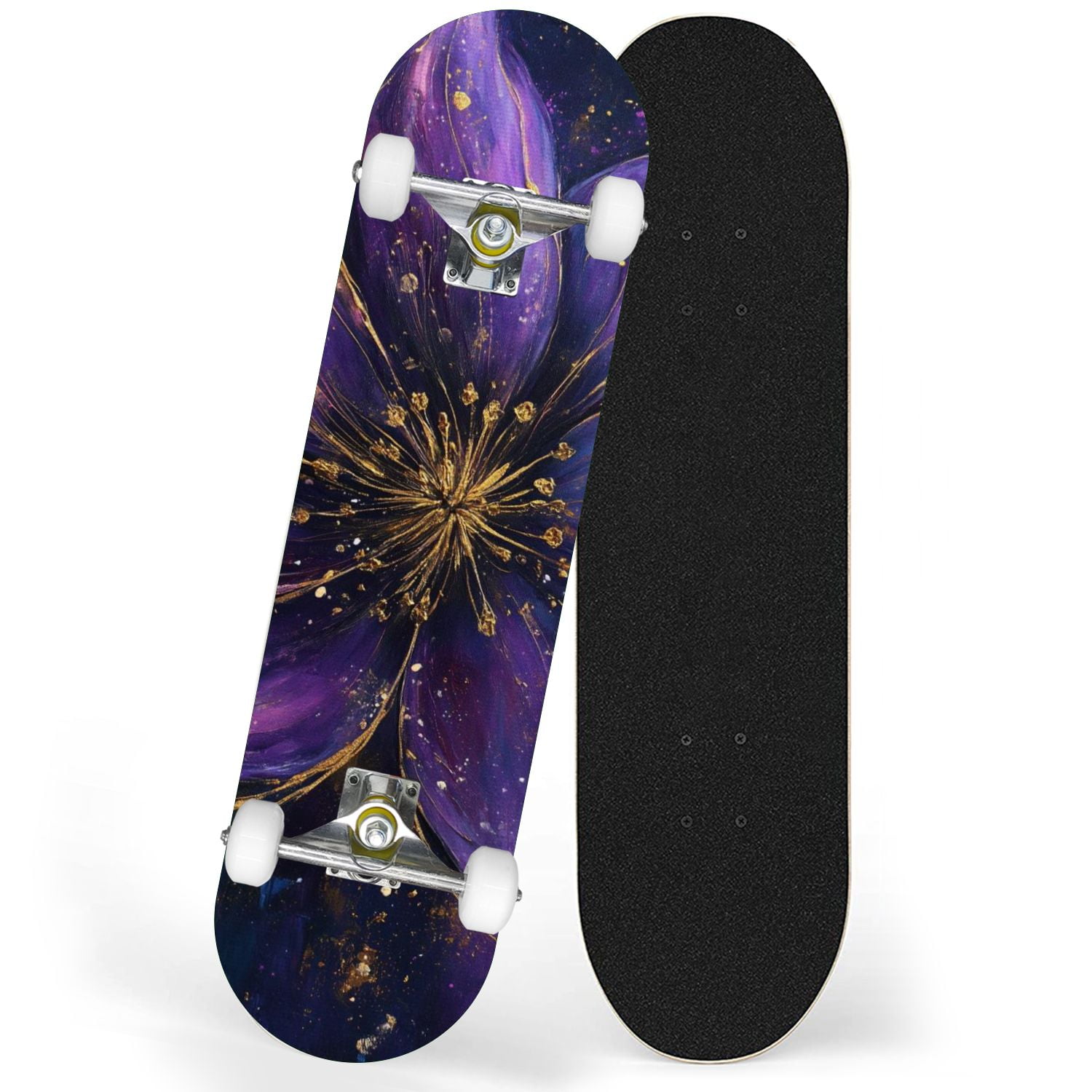 Complete Skateboards for Beginners,7 Layer Canadian Maple Double Kick ...