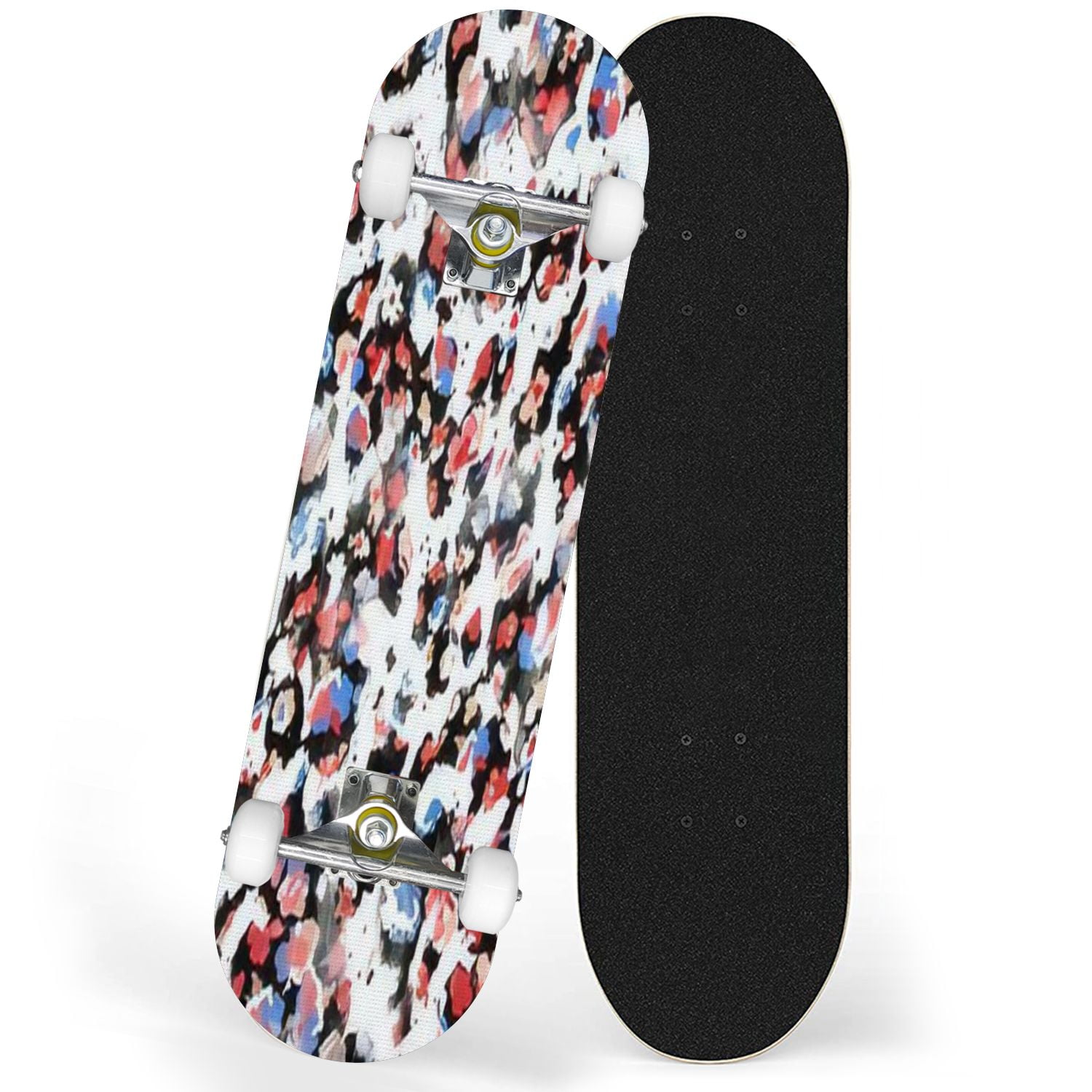 Complete Skateboards for Beginners,7 Layer Canadian Maple Double Kick ...