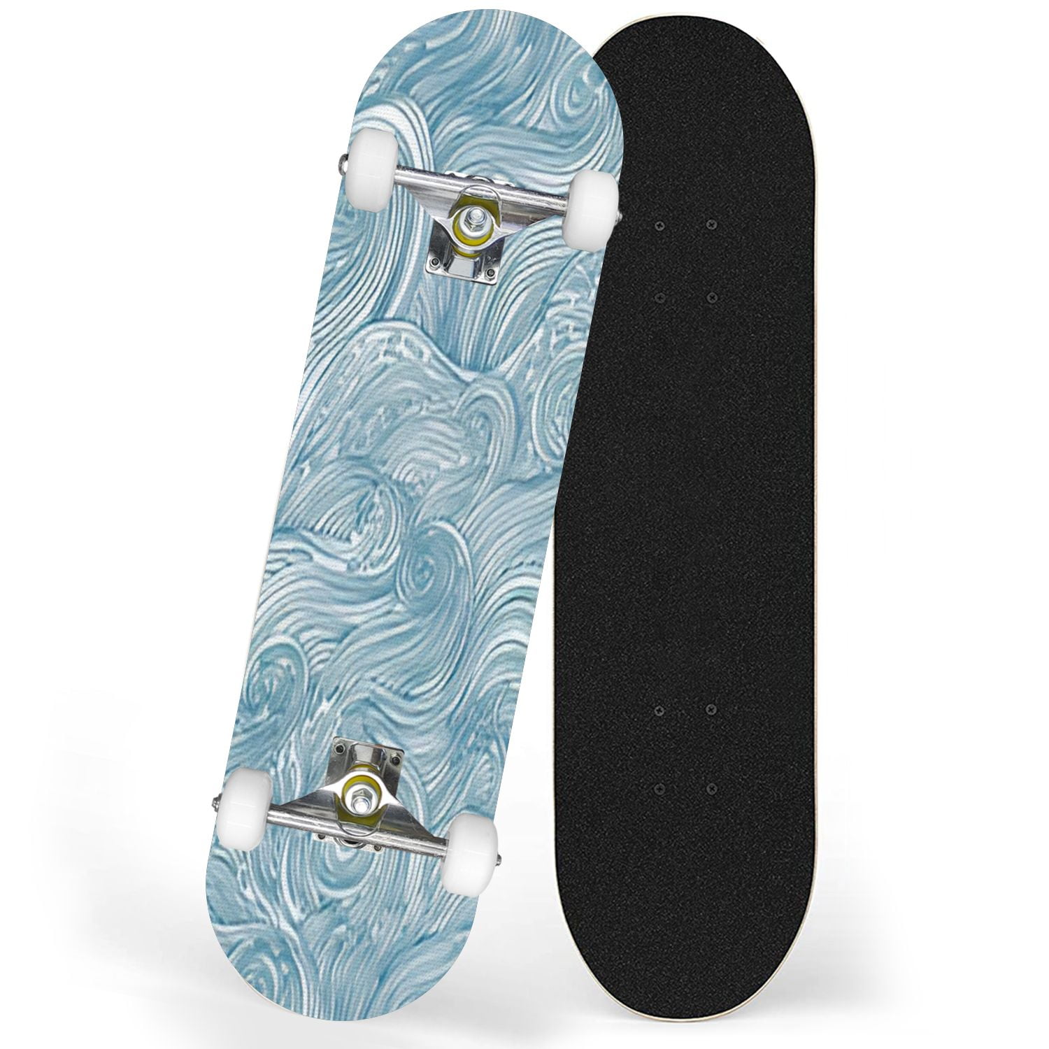 Complete Skateboards for Beginners,7 Layer Canadian Maple Double Kick ...