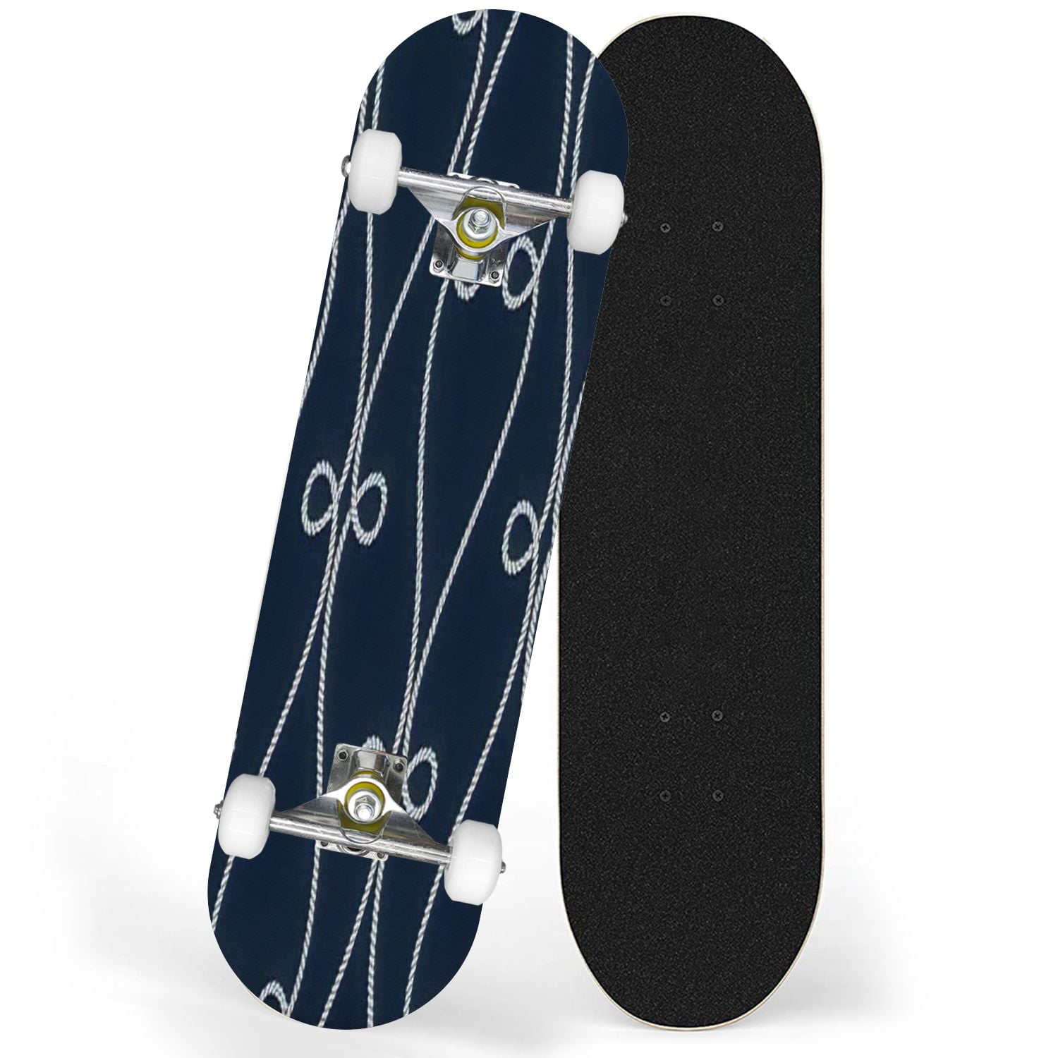 Complete Skateboards for Beginners,7 Layer Canadian Maple Double Kick ...