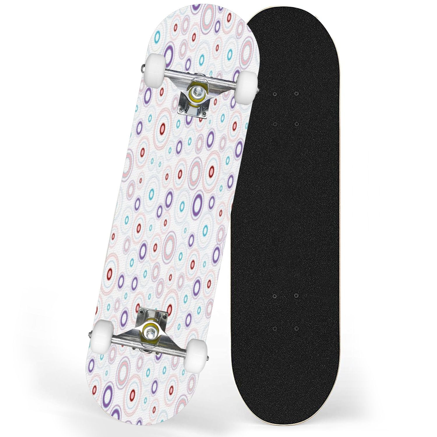 Complete Skateboards for Beginners,7 Layer Canadian Maple Double Kick ...