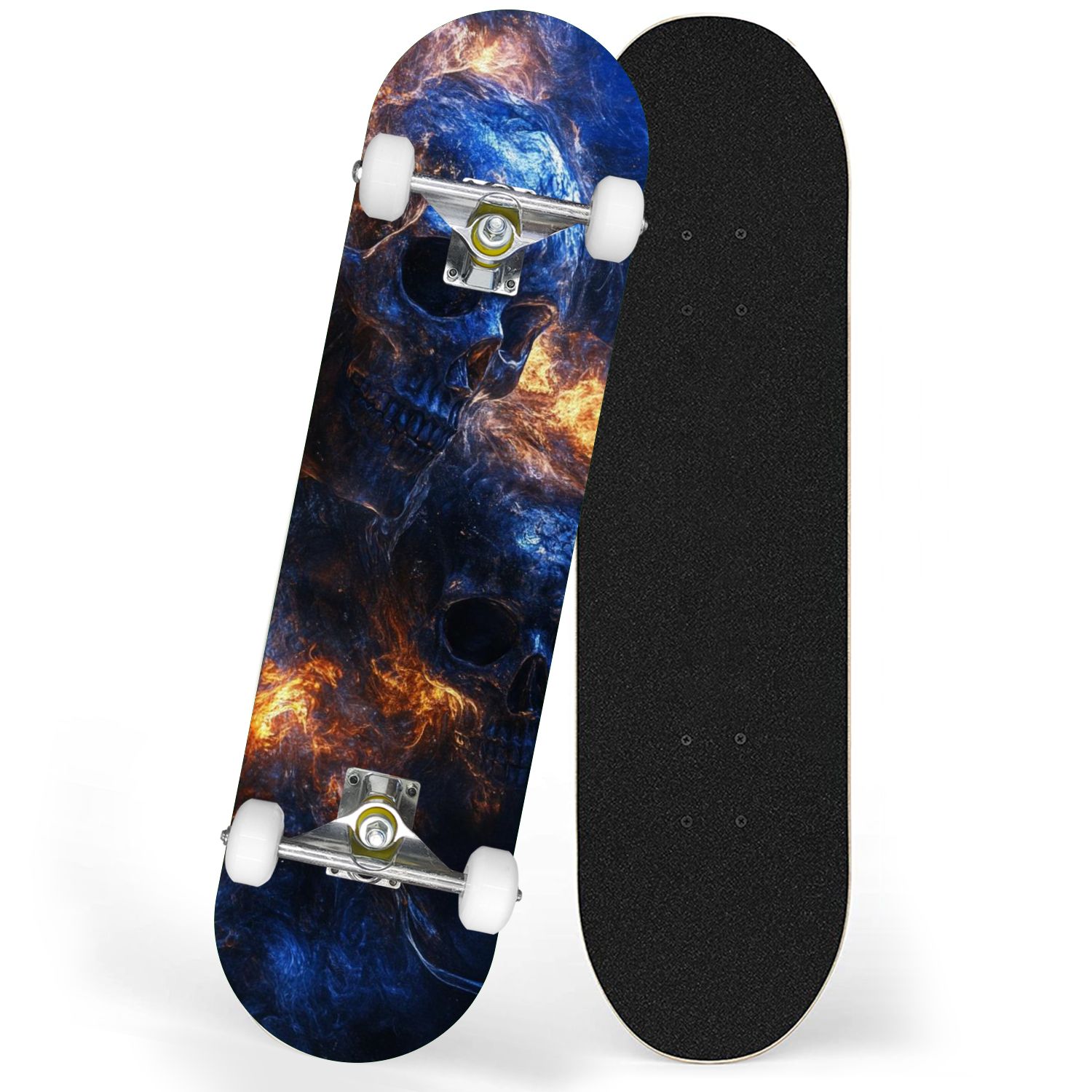 Complete Skateboards for Beginners,7 Layer Canadian Maple Double Kick ...